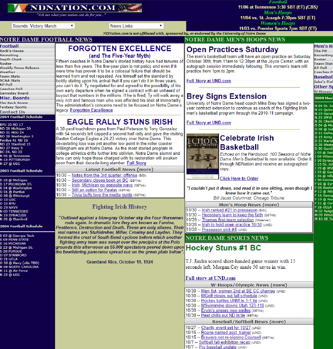 About NDNation.com - The largest independent Notre Dame fansite