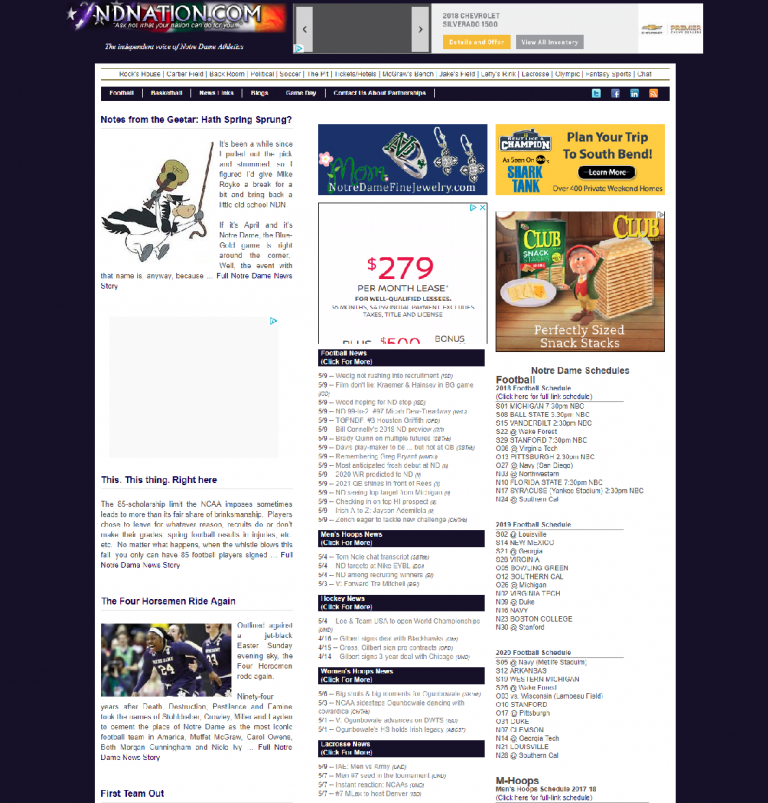 About NDNation.com - The largest independent Notre Dame fansite